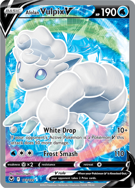 Alolan Vulpix V - Silver Tempest | SIT #173/195