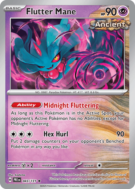 Flutter Mane - Prismatic Evolutions | PRE #043/131